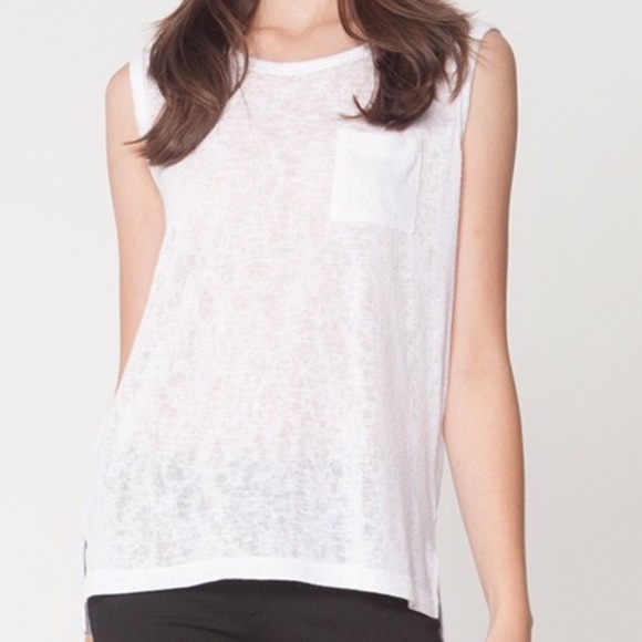 Tops | Basic White Muscle Tank | Poshmark
